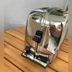 Other | Vintage Chrome Toaster With Black Accents For Decorationdisplay ...